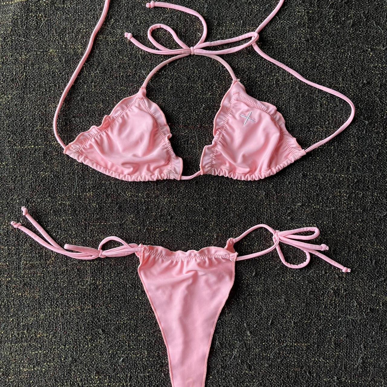 adorable baby pink Boutine LA bikini... | Depop