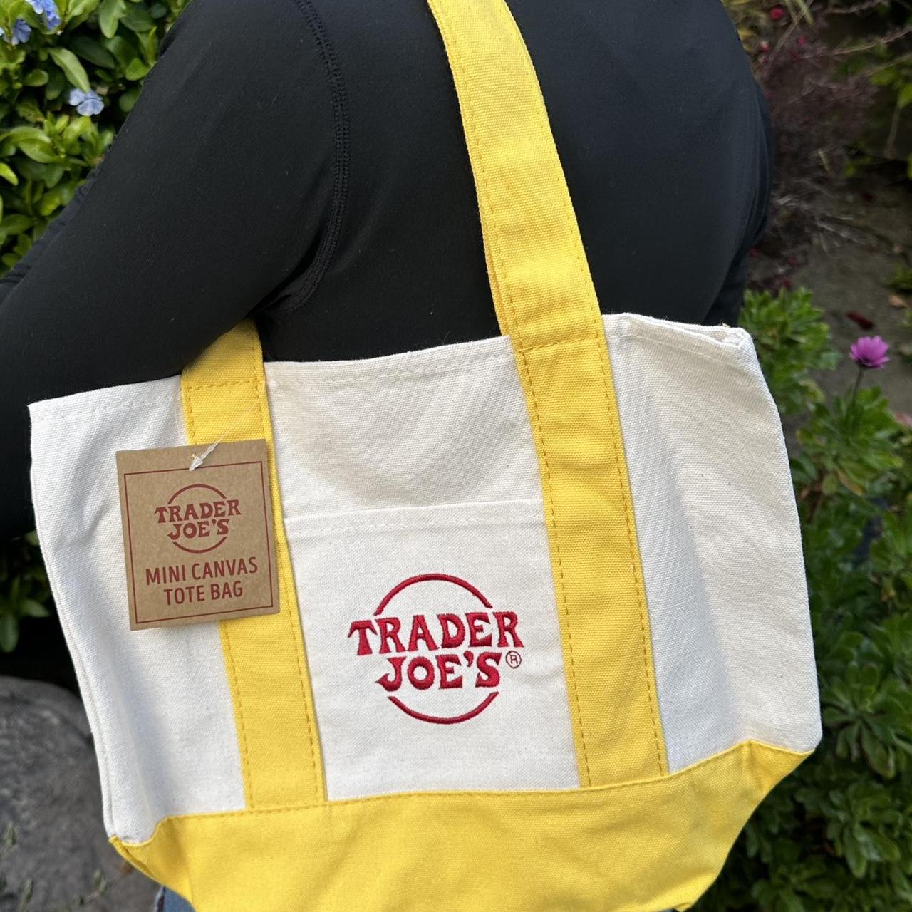 Mini yellow Trader Joe’s tote bag | Depop