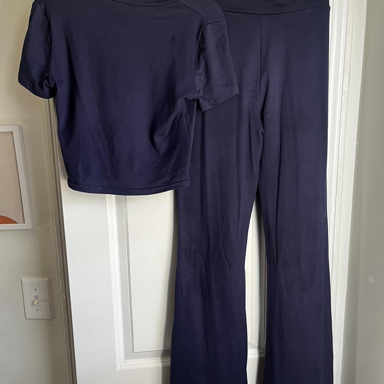 skims inspired navy set! ᢉ𐭩 ᢉ𐭩 size small; best for... | Depop