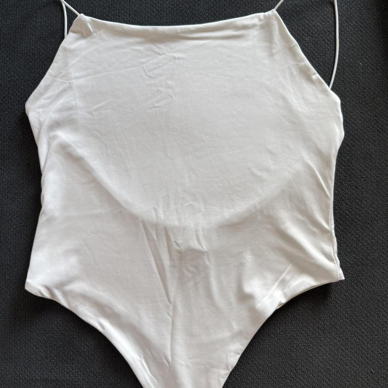 Kmart “anko” white “skims materials thing bodysuit.... | Depop