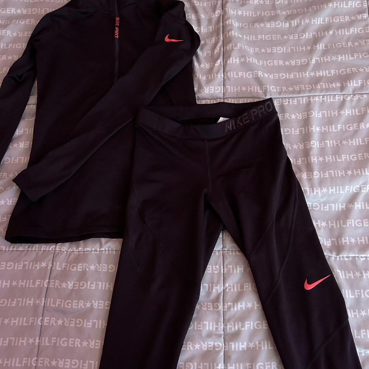 nike pro set worn twice | Depop