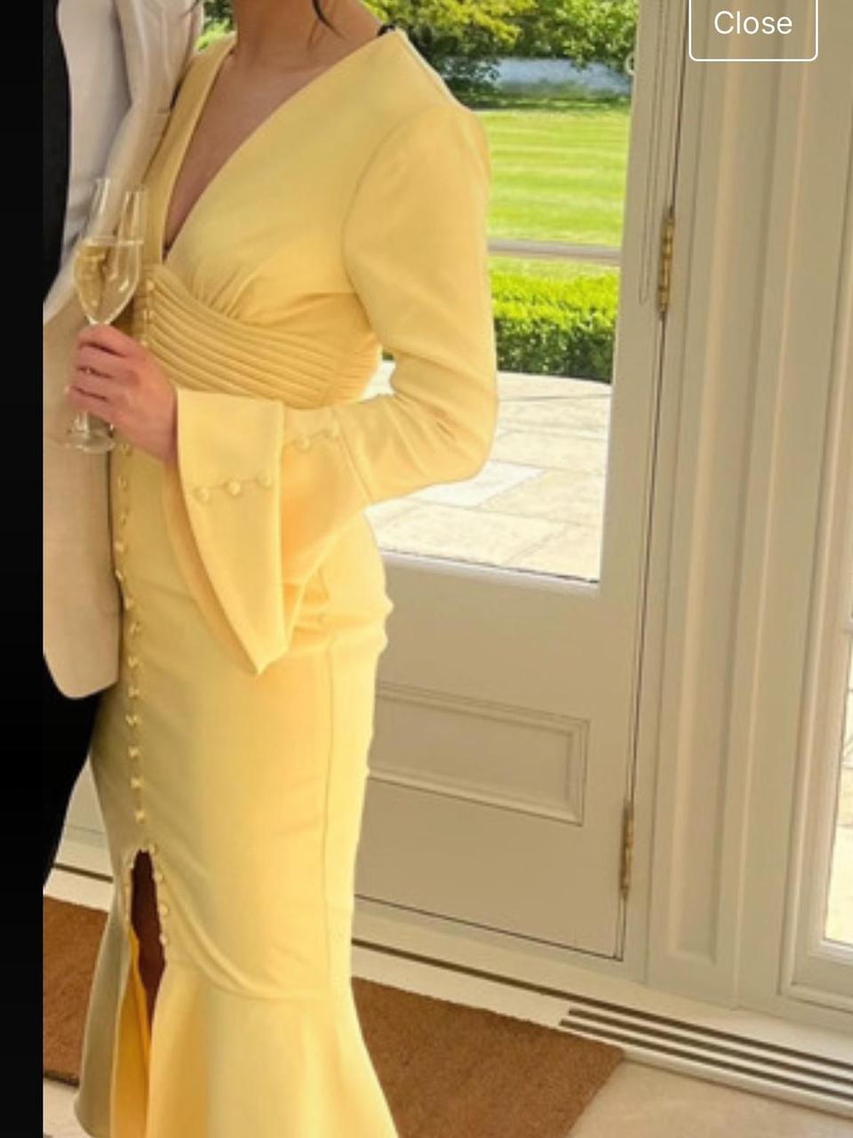 Gorgeous yellow lavish Alice dress Never worn tags... - Depop