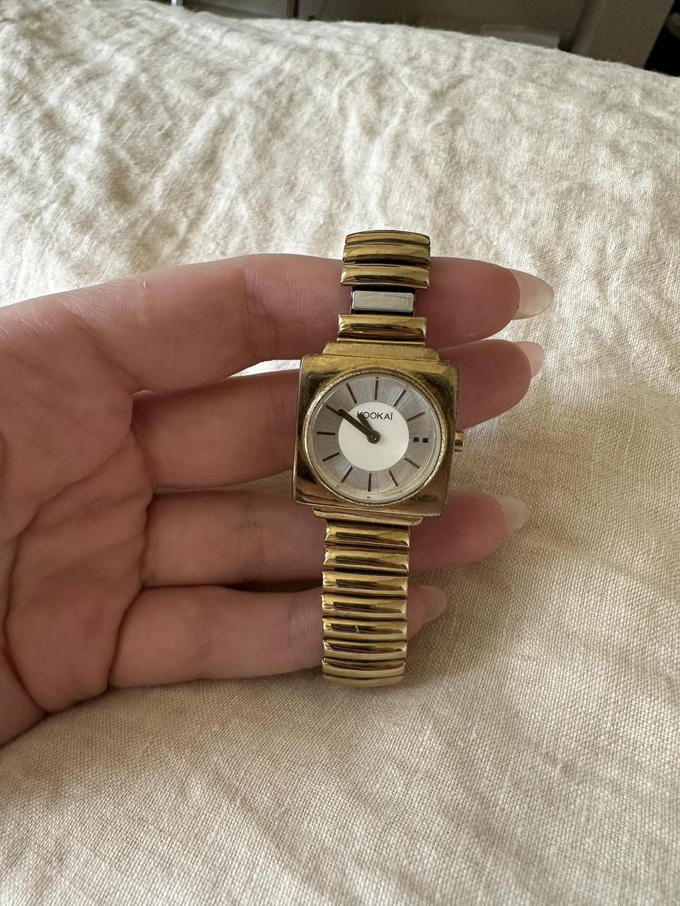 kookai vintage gold watch READ - needs a new... - Depop
