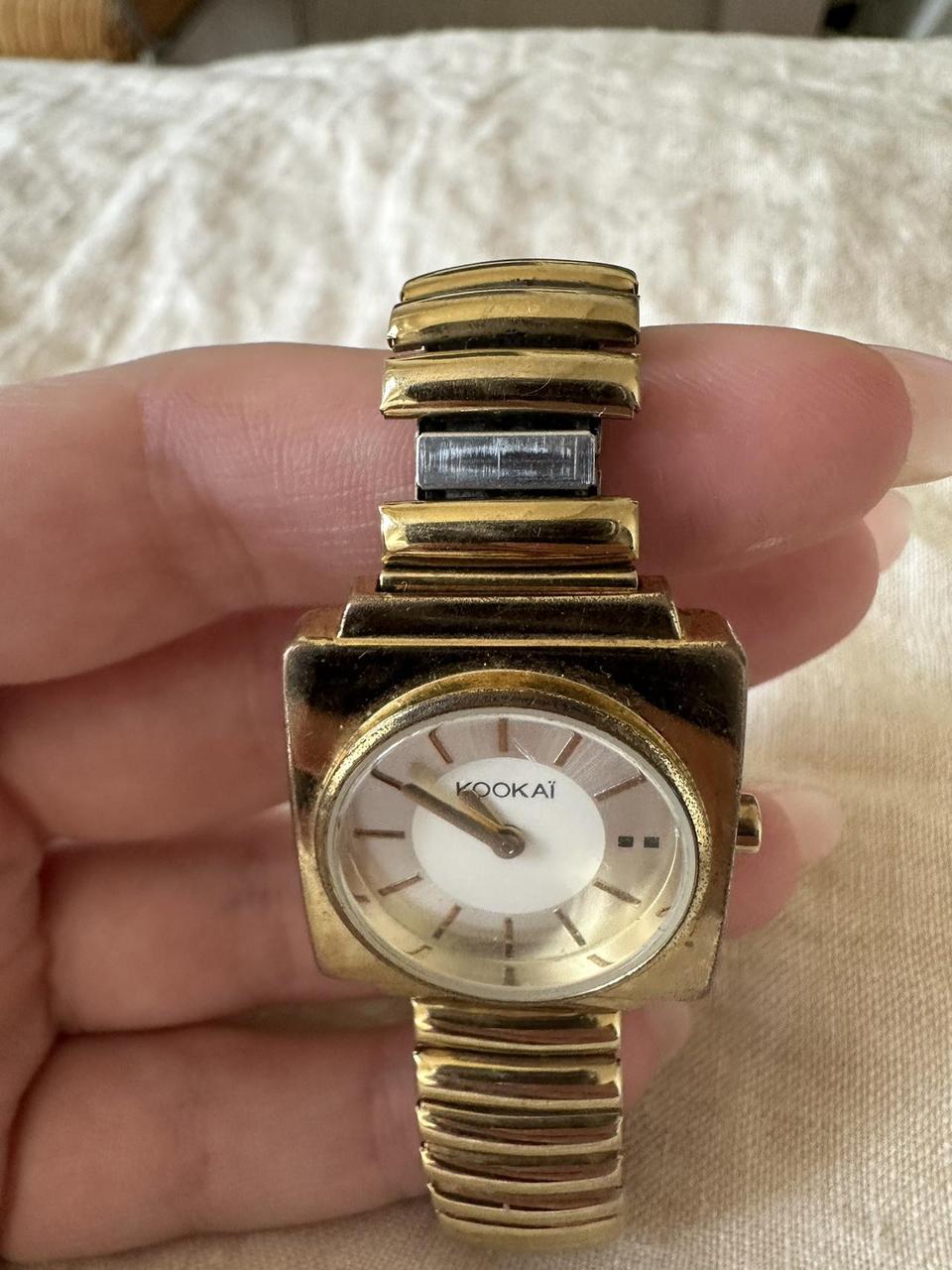 kookai vintage gold watch READ - needs a new... - Depop