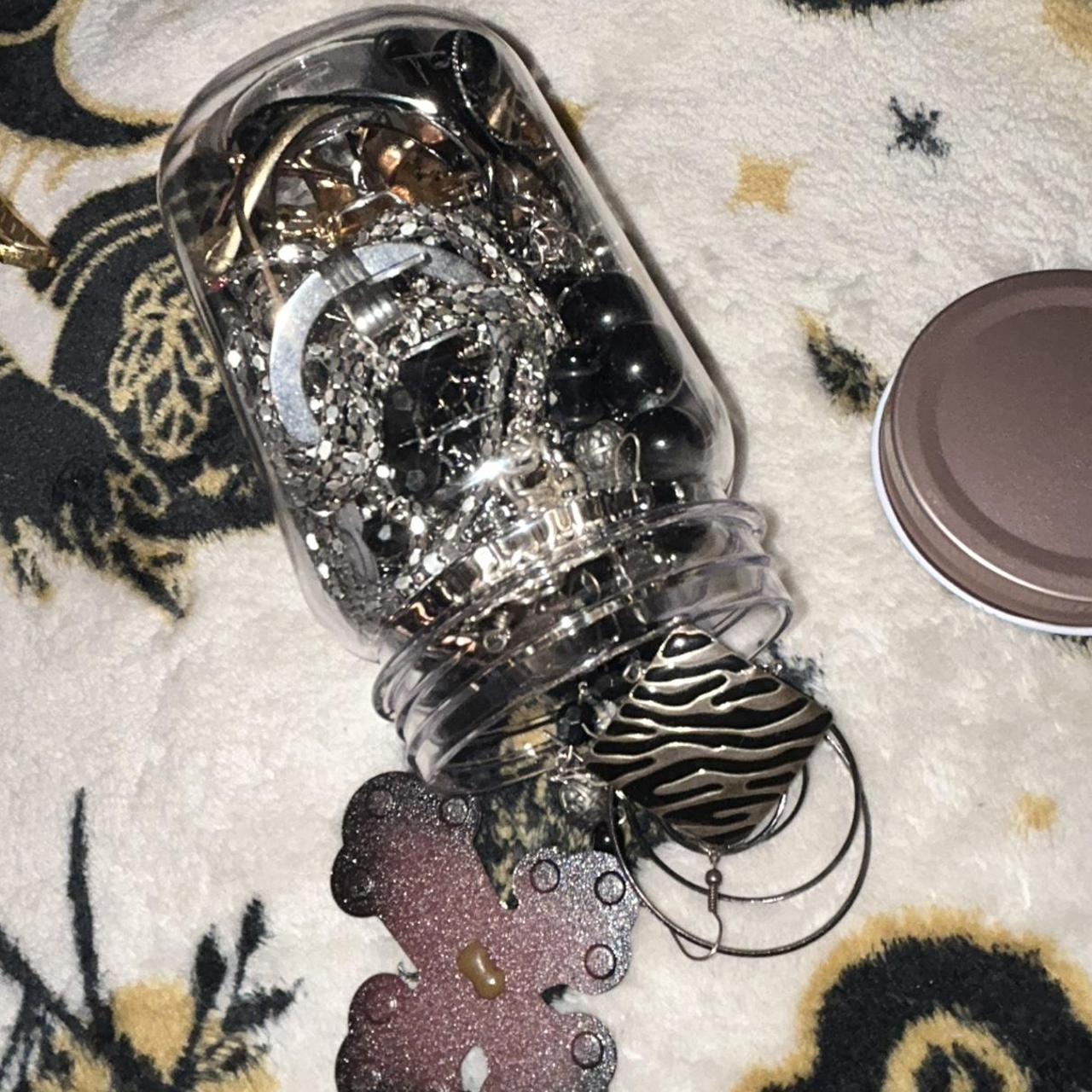 Emo/goth/grunge jewelry jar of all kinds mostly... | Depop