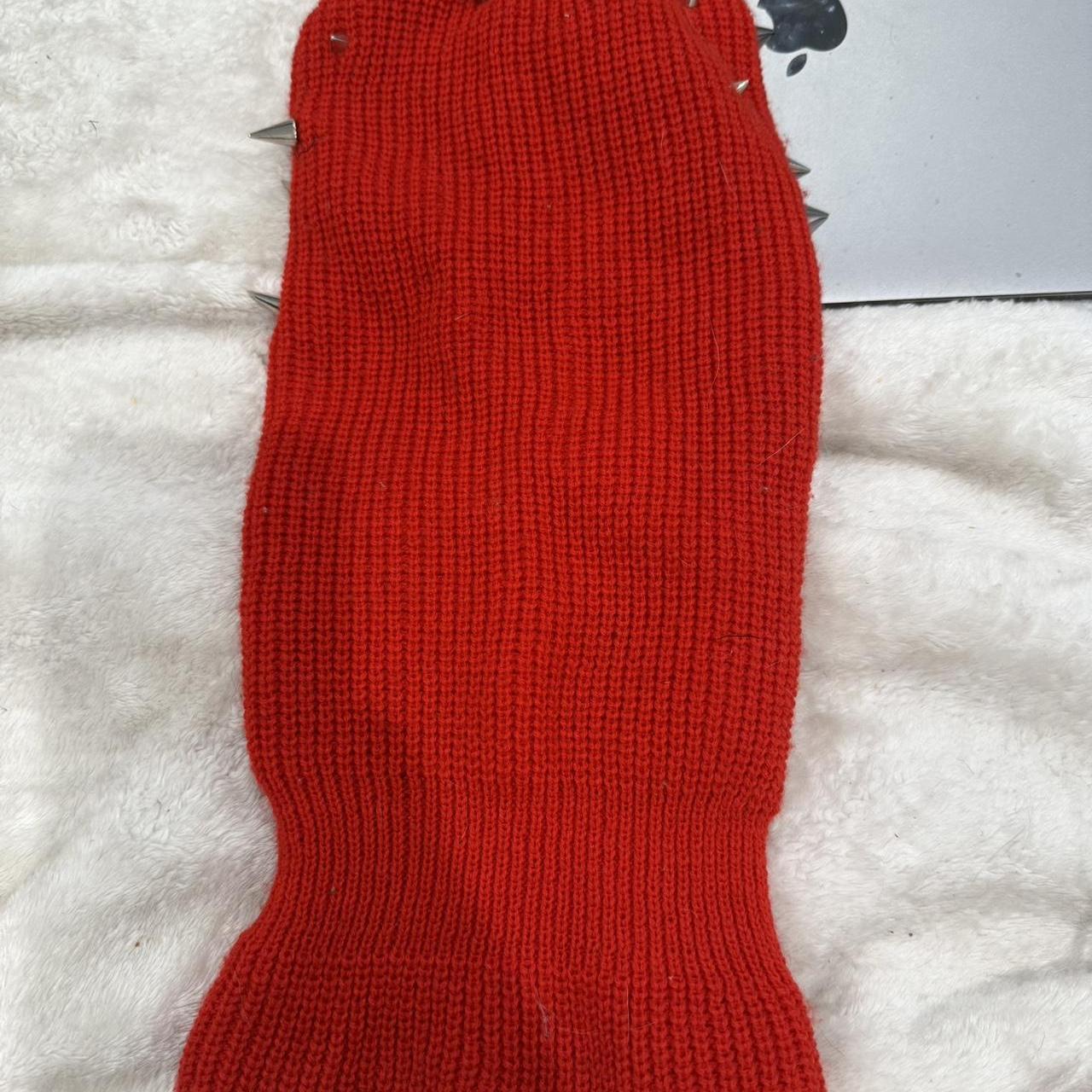 Red Spiked Ski Mask / Balaclava / Sheisty OS #red... | Depop