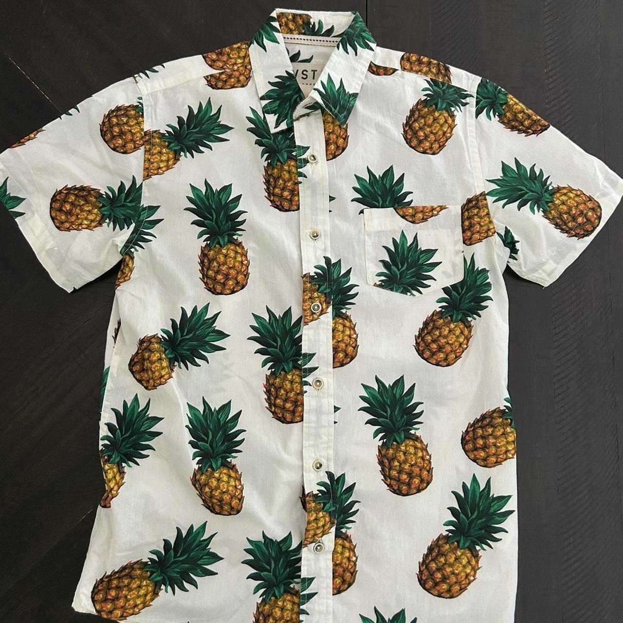 White multi VSTR premium size S, pineapple pattern,... - Depop