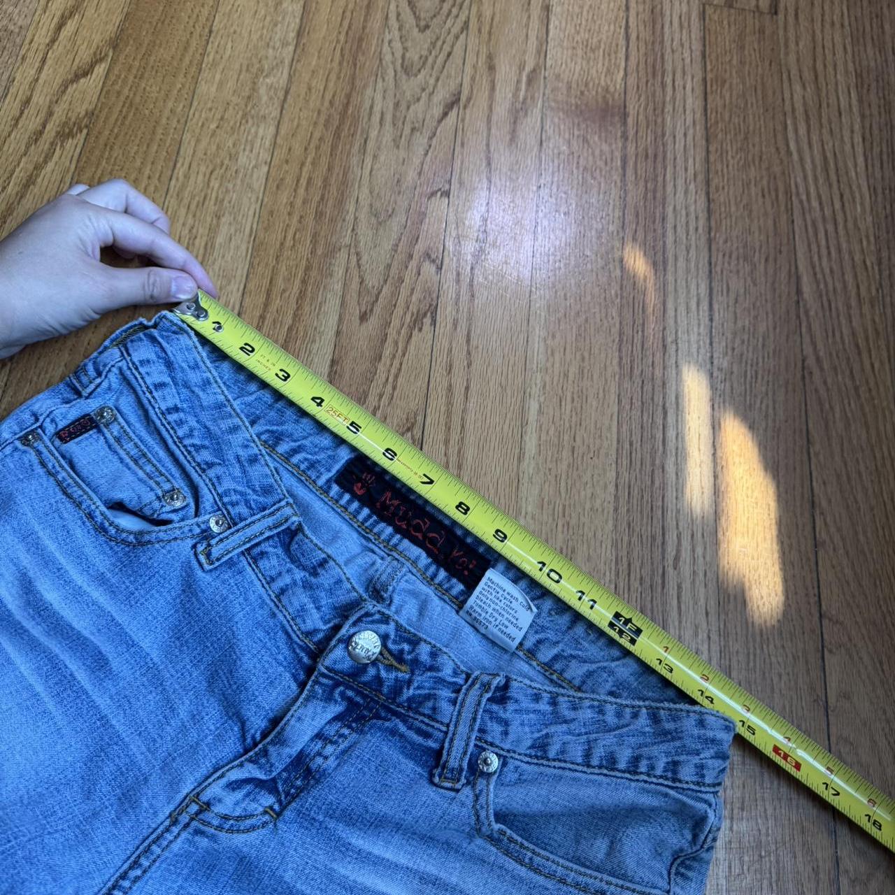 Y2K vintage MUDD light wash low rise jeans. See... | Depop