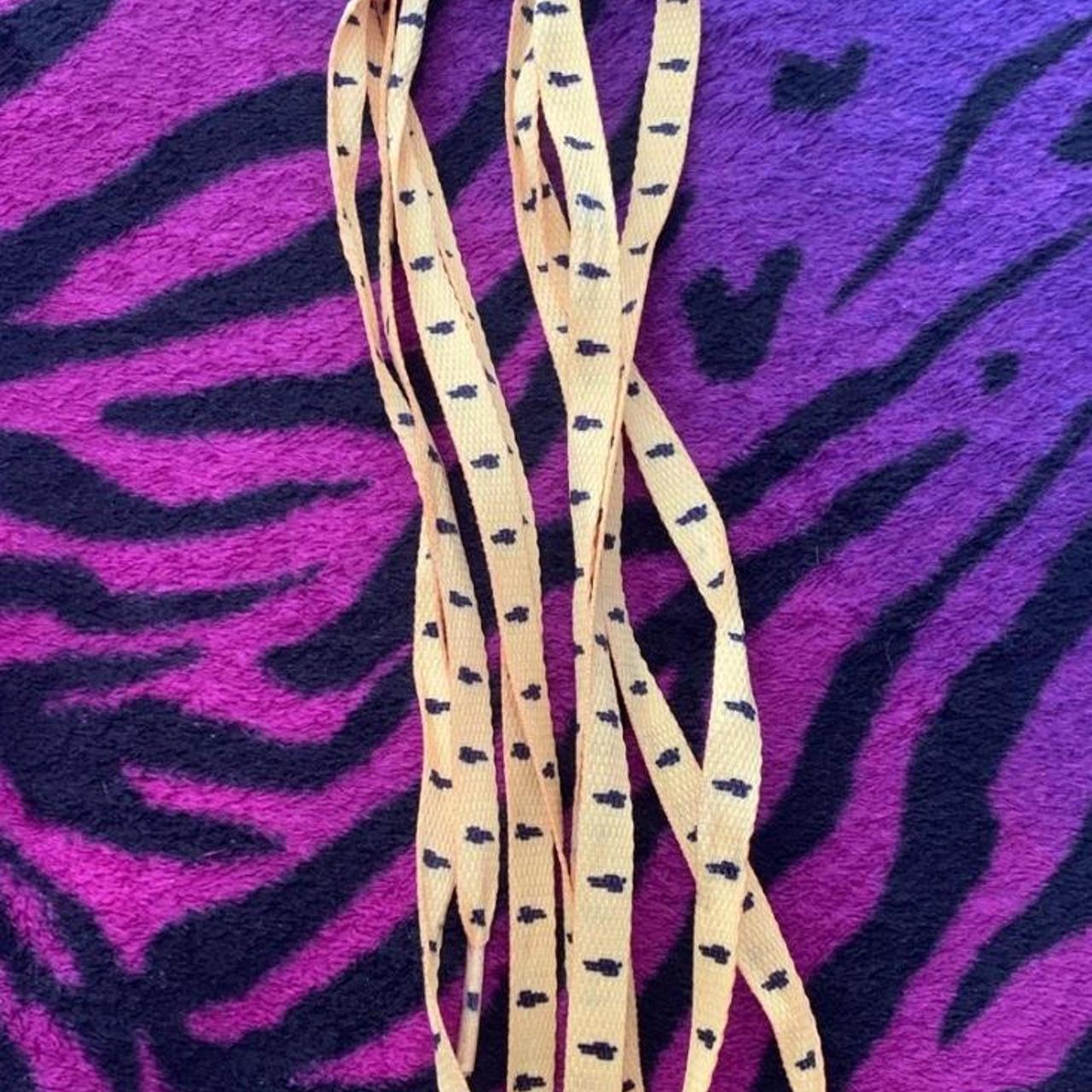 Billie eilish offical rare yellow blohsh shoelaces... - Depop