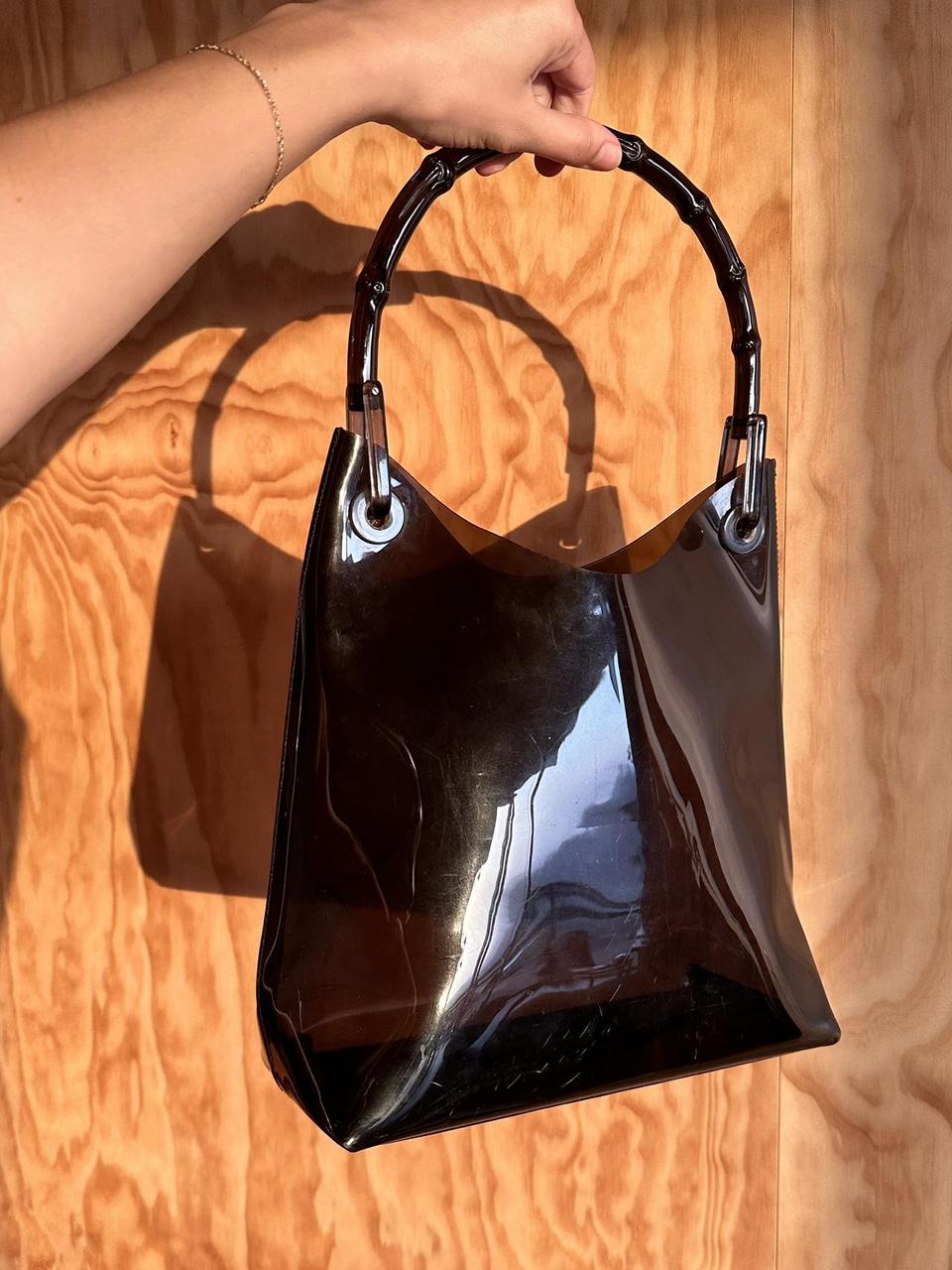 Gucci by Tom Ford transparent bag with classic... - Depop