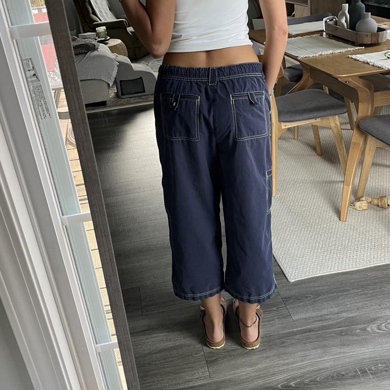 #vintage 90s / #y2k low rise athletic capris. Color... | Depop