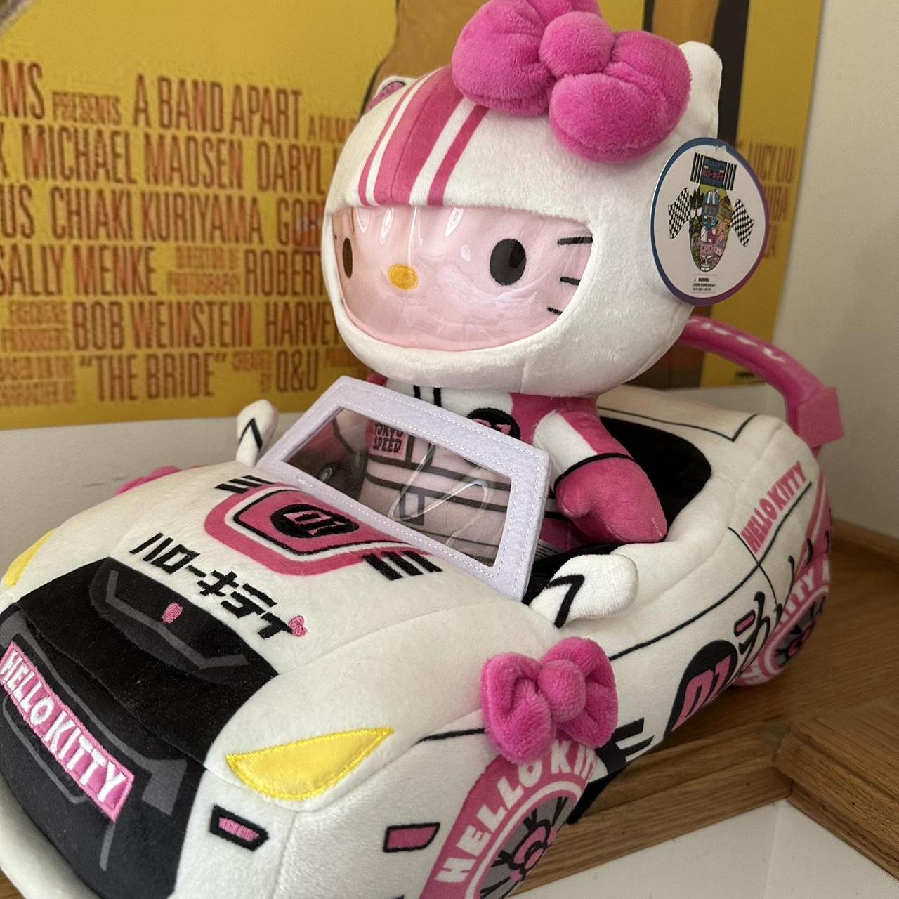 Hello Kitty Tokyo Speed Racer 13” Plush PRICE IS... - Depop