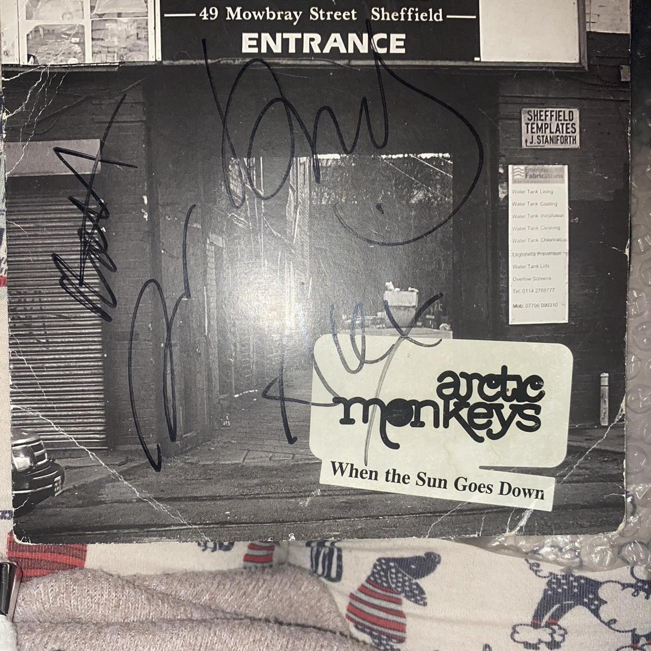 Arctic Monkeys When the sun goes down signed 7”... - Depop