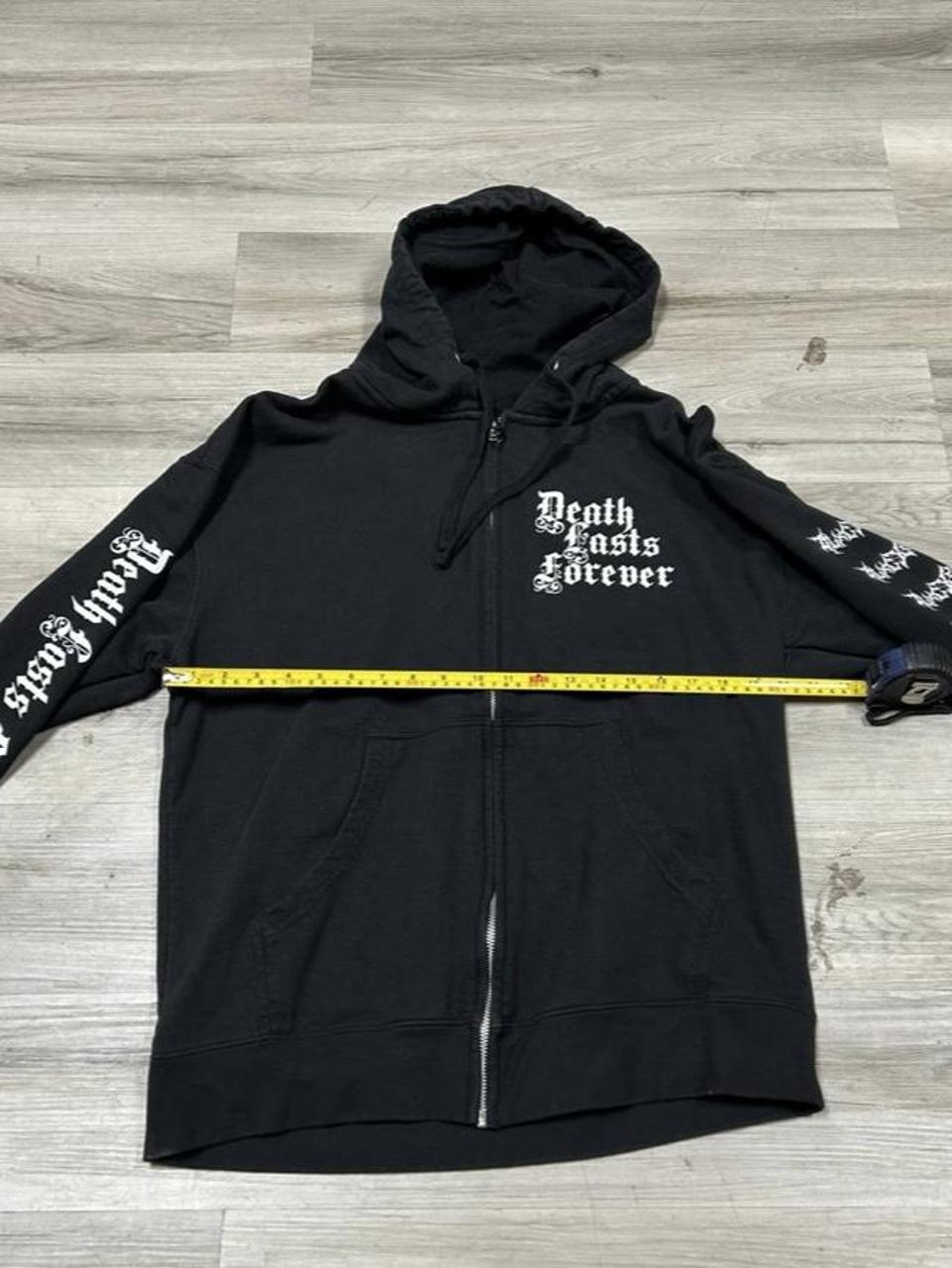Black Craft Cult X Black Mass zip up. Size Large.... - Depop
