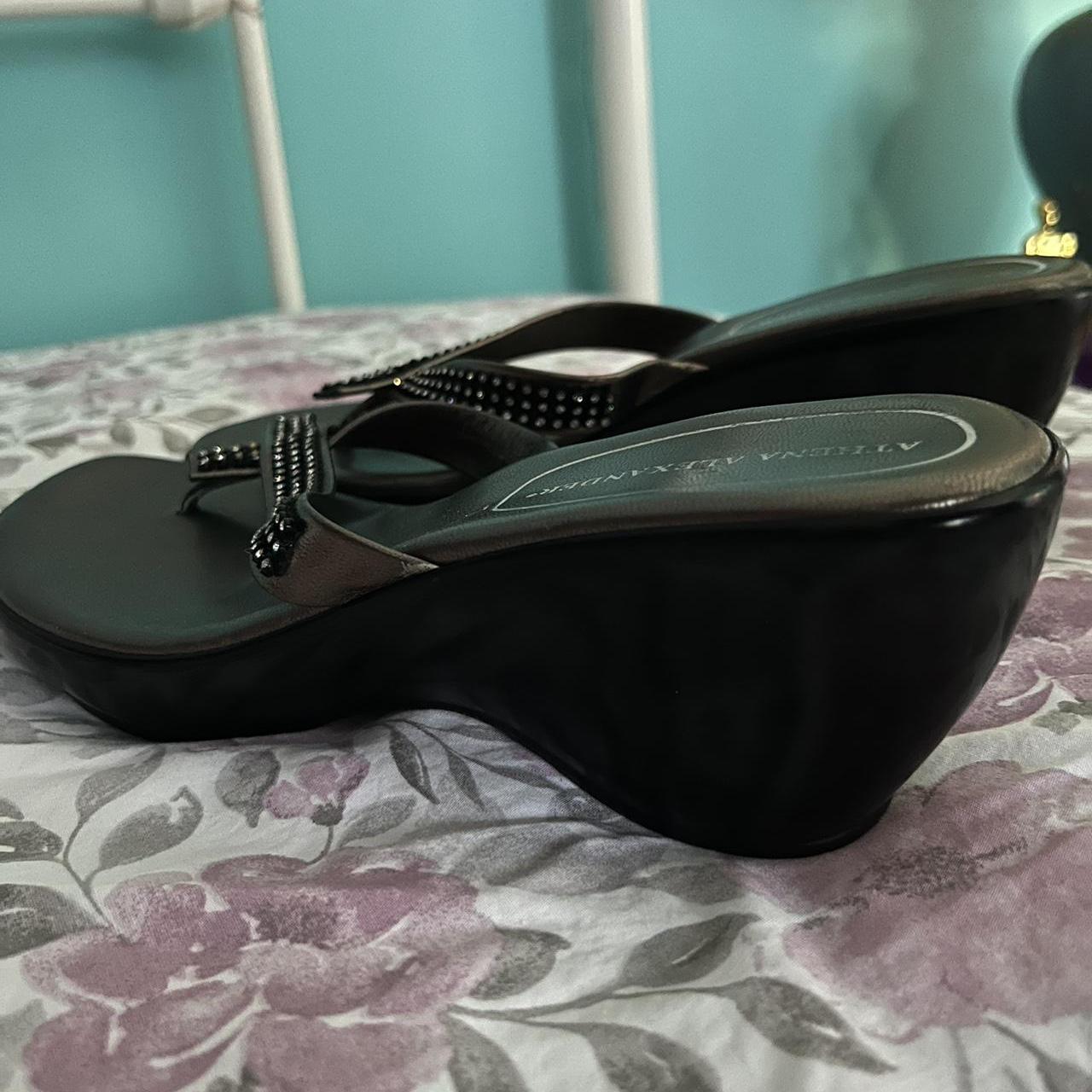 y2k kitten wedge heels very comfy worn a lot but... | Depop