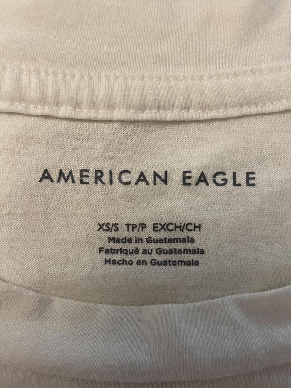 American Eagle oversized t-shirt -butterfly... - Depop