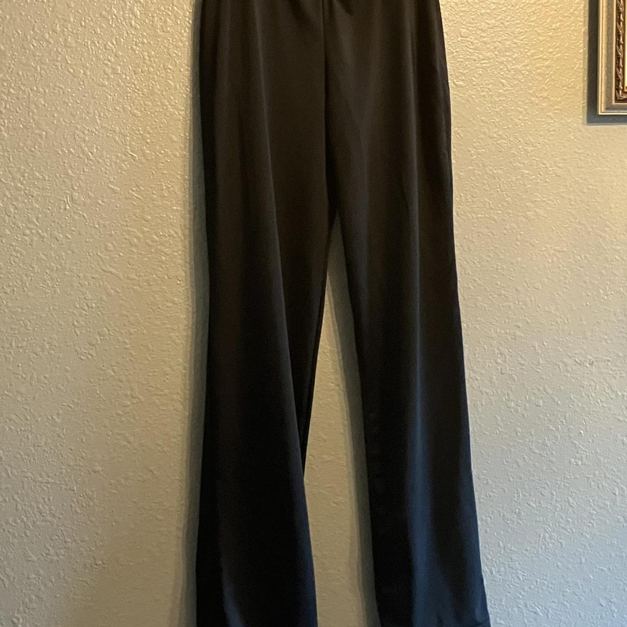 Black stretchy flare pants balera dance brand.... | Depop