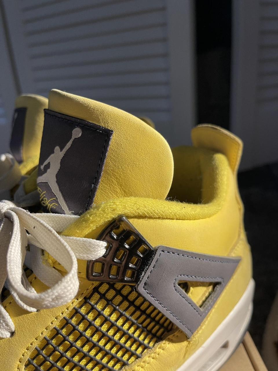 Jordan 4 yellow lightning Authentic, original... - Depop