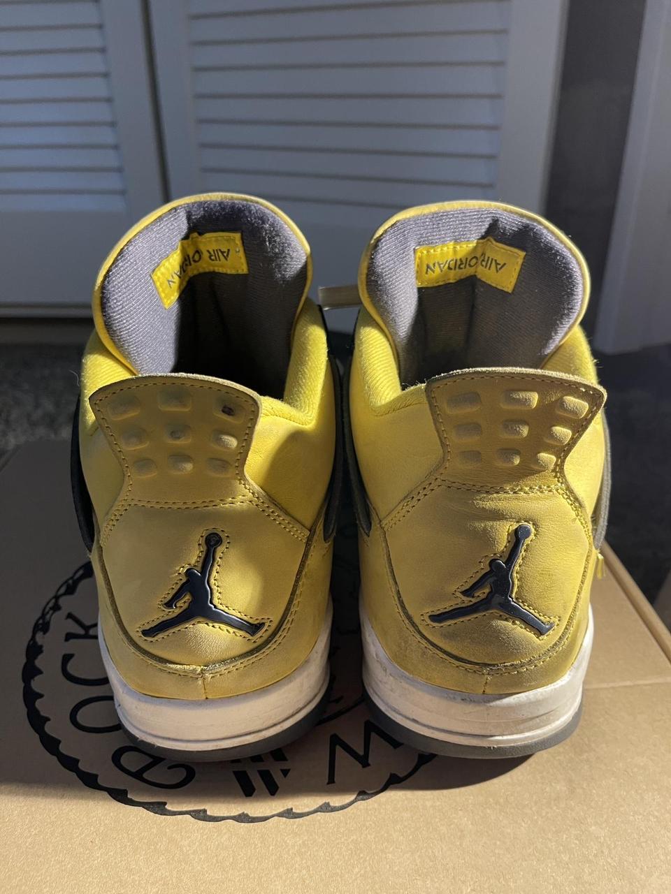 Jordan 4 yellow lightning Authentic, original... - Depop