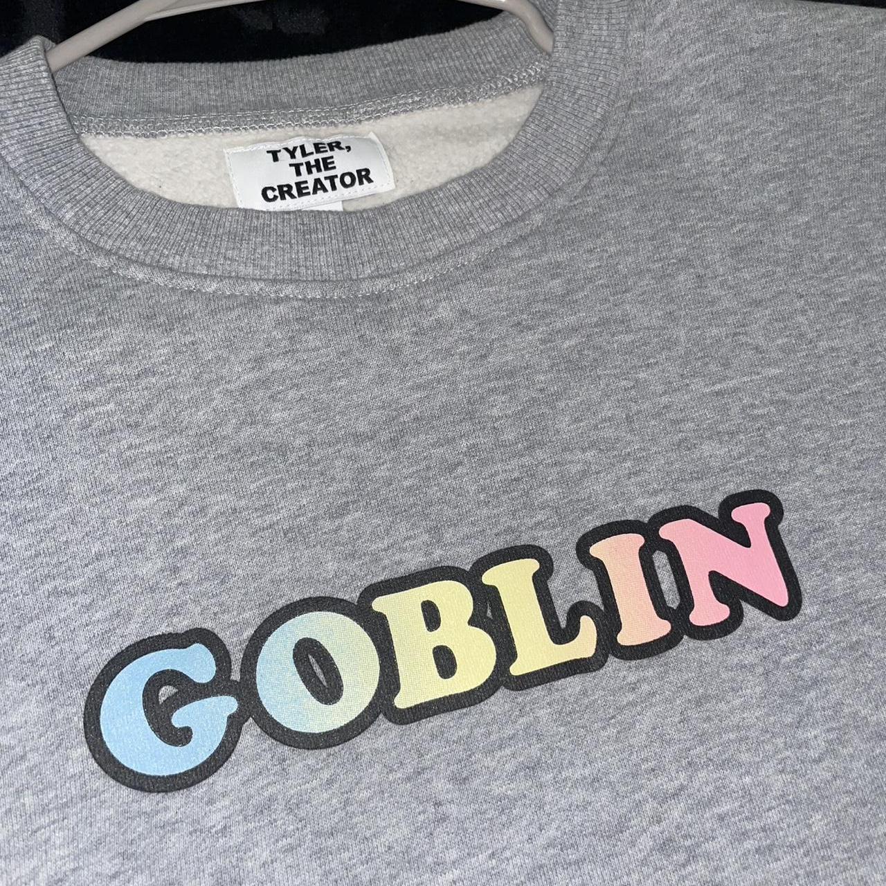 Grey Tyler the Creator Goblin sweatshirt Barely... - Depop