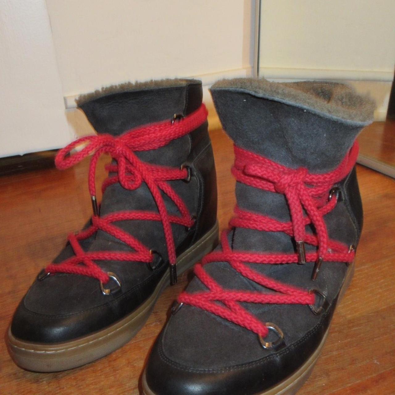 The iconic Isabel Marant suede lace up boots with... | Depop