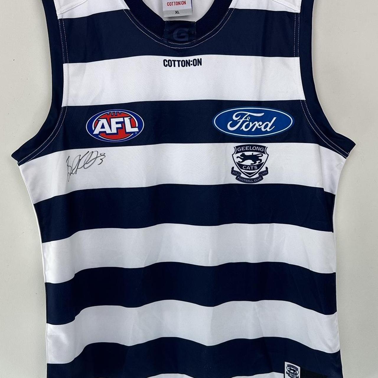 On Field Cotton On Geelong Cats AFL Football Jersey... - Depop