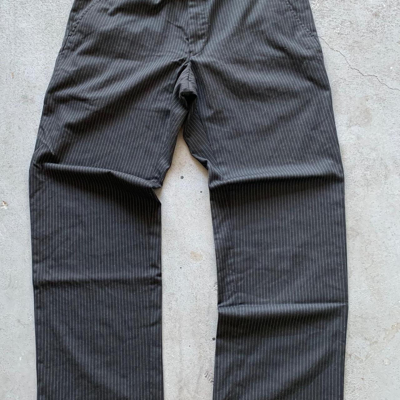 Britches by Samtex black pinstripe trousers SIZE:... | Depop