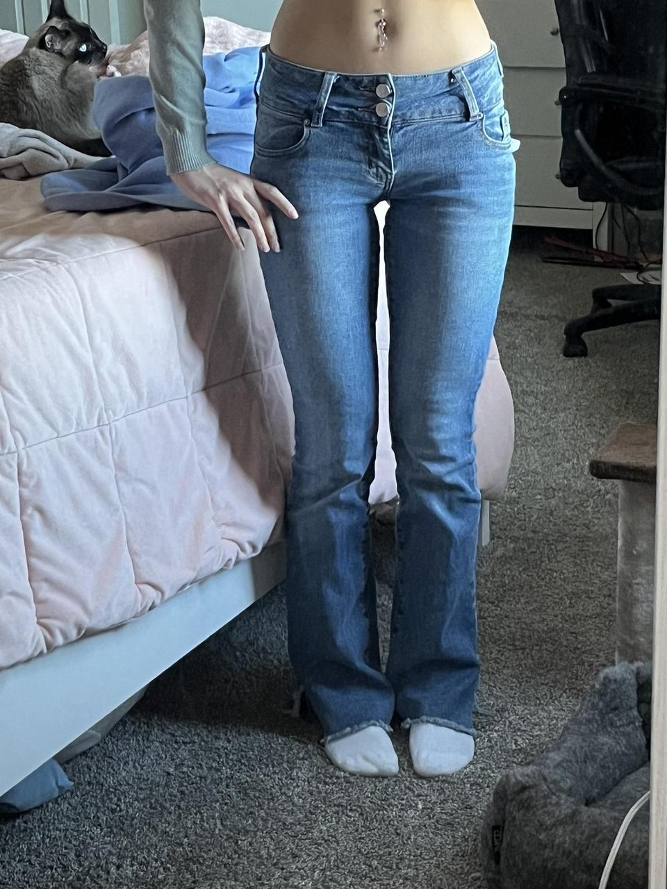 Super cute Lowrise bootcut pacsun jeans! Originally:... - Depop