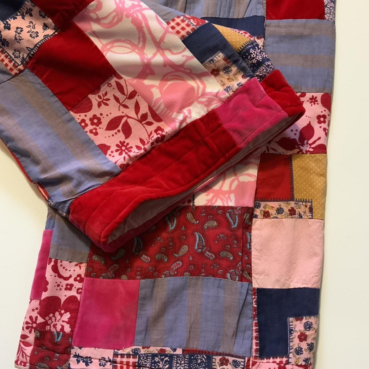 Vintage Reworked 60s 70s Velvet Paisley Quilted... | Depop