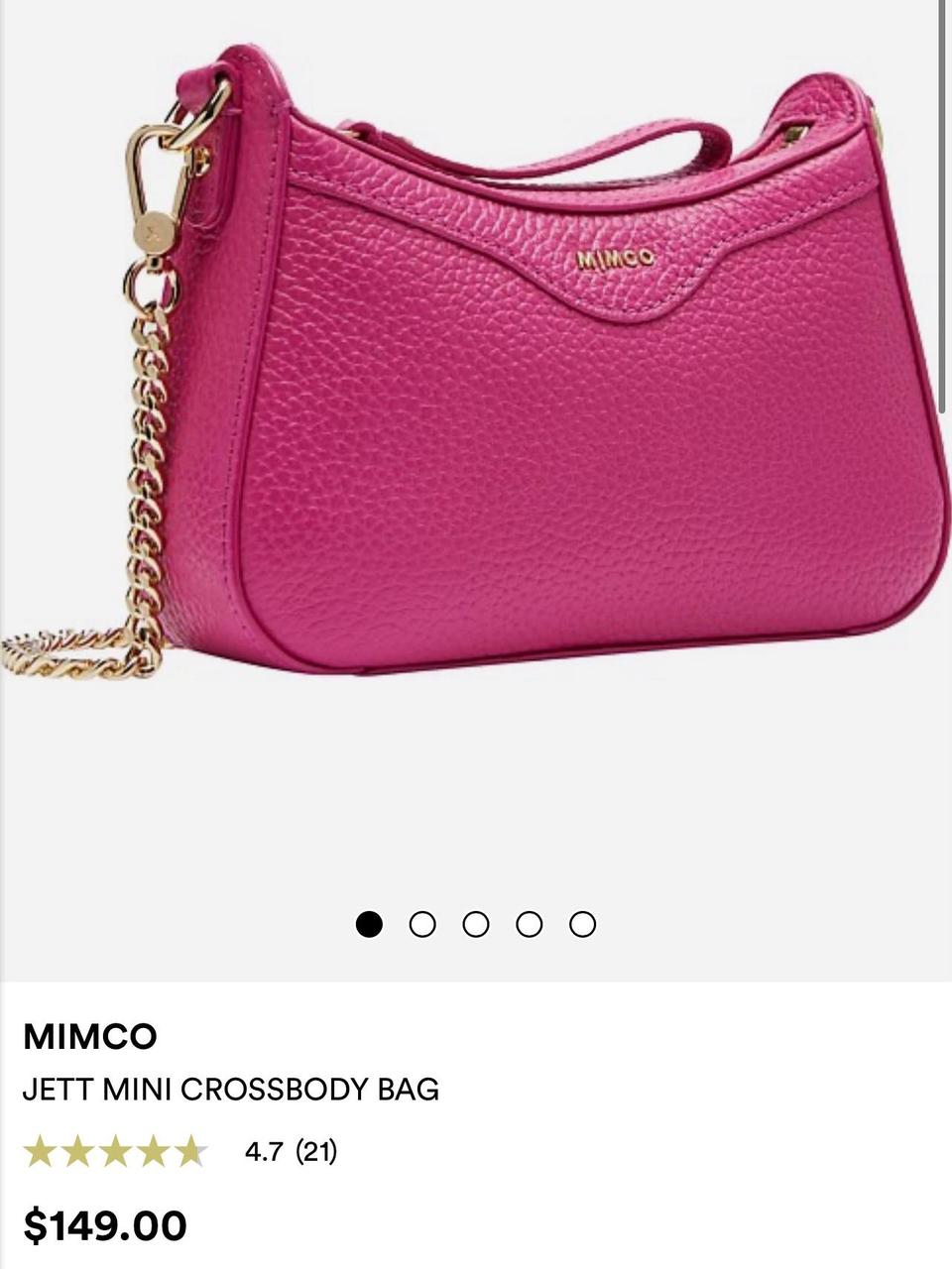 Mimco “Jett” mini pink bag Retails for $149 AUD Used... - Depop