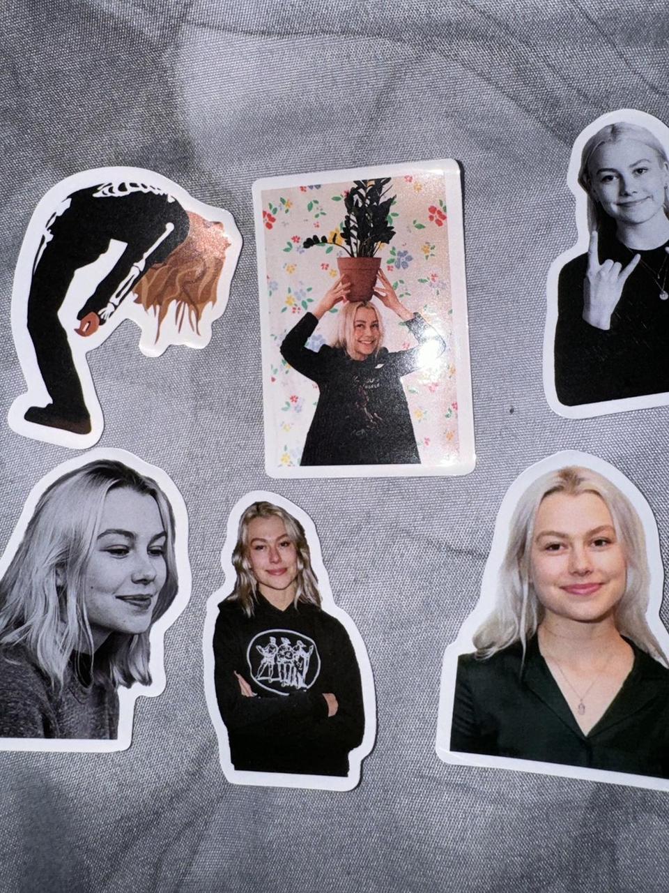 Phoebe Bridgers Stickers 6 stickers... - Depop