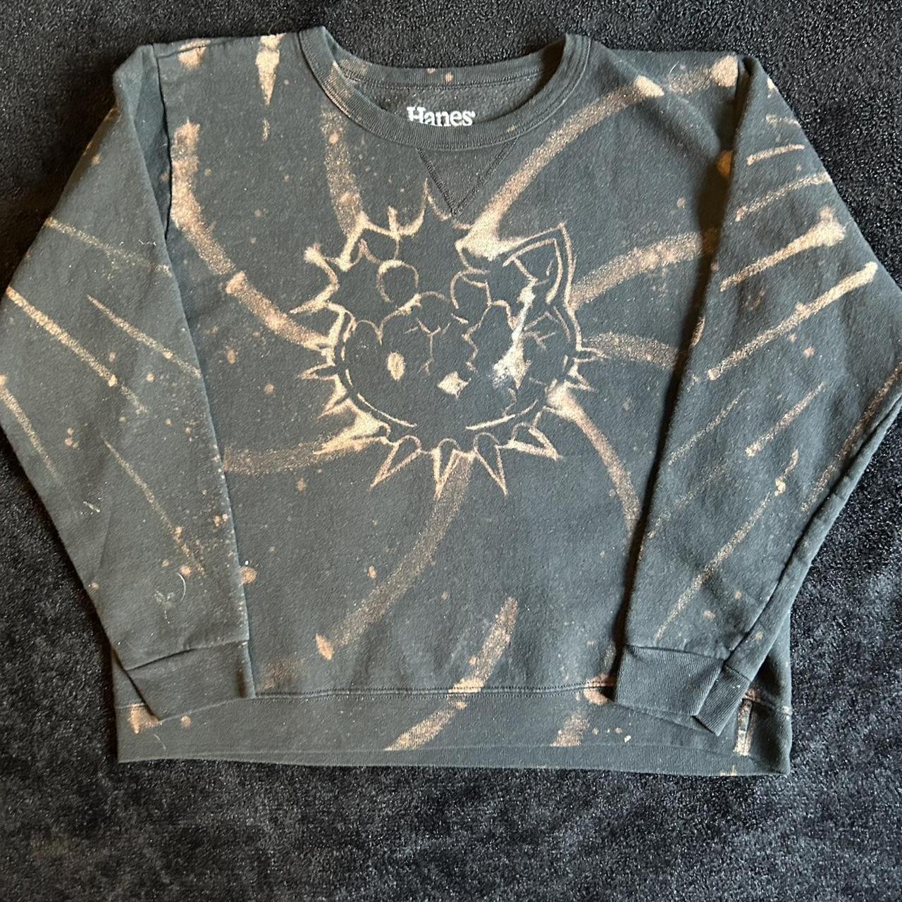 Y2K x Grunge Hello Kitty / Wings bleach Tiedye... | Depop