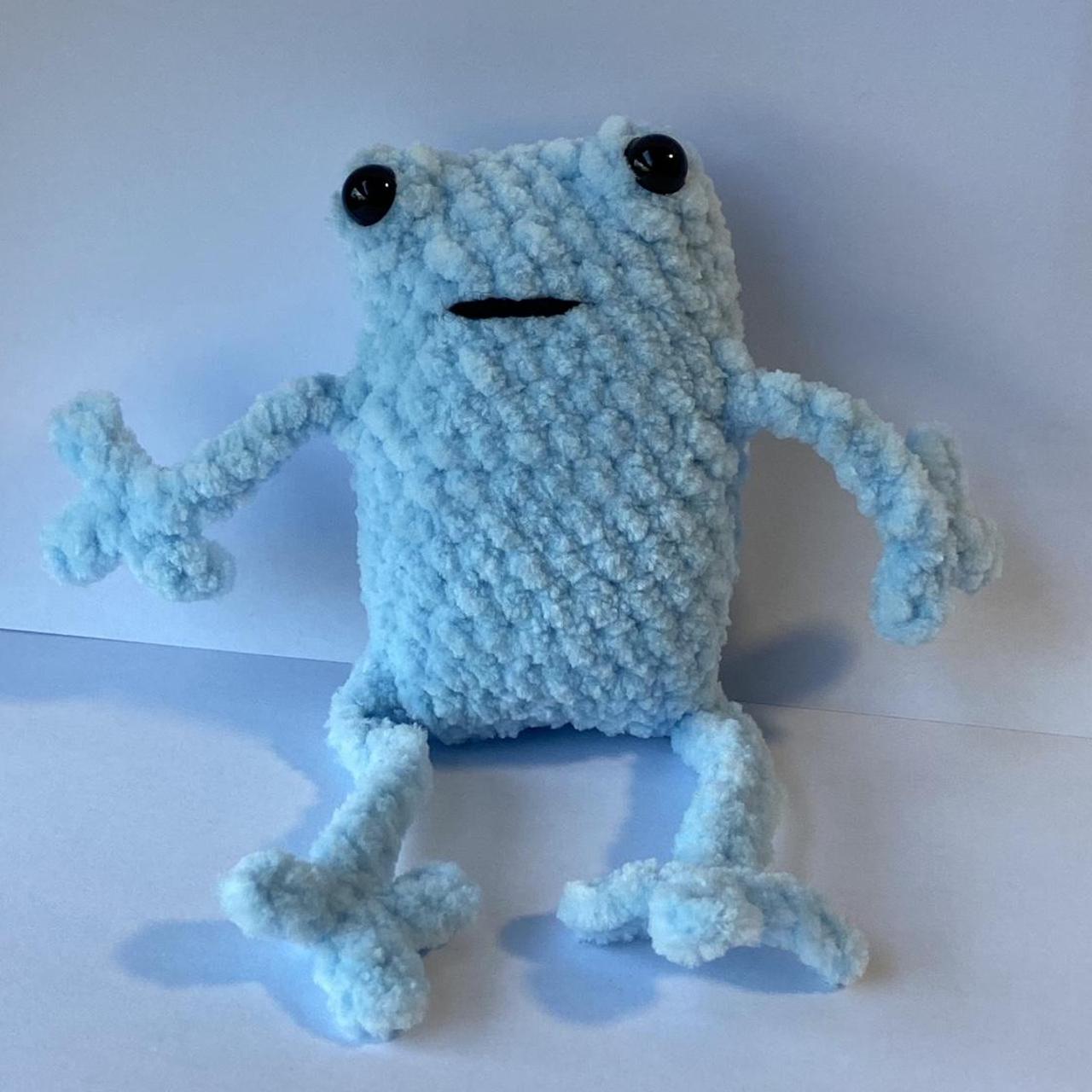 Leggy Frog Toy (blue) 🐸 - An adorable soft toy to... - Depop