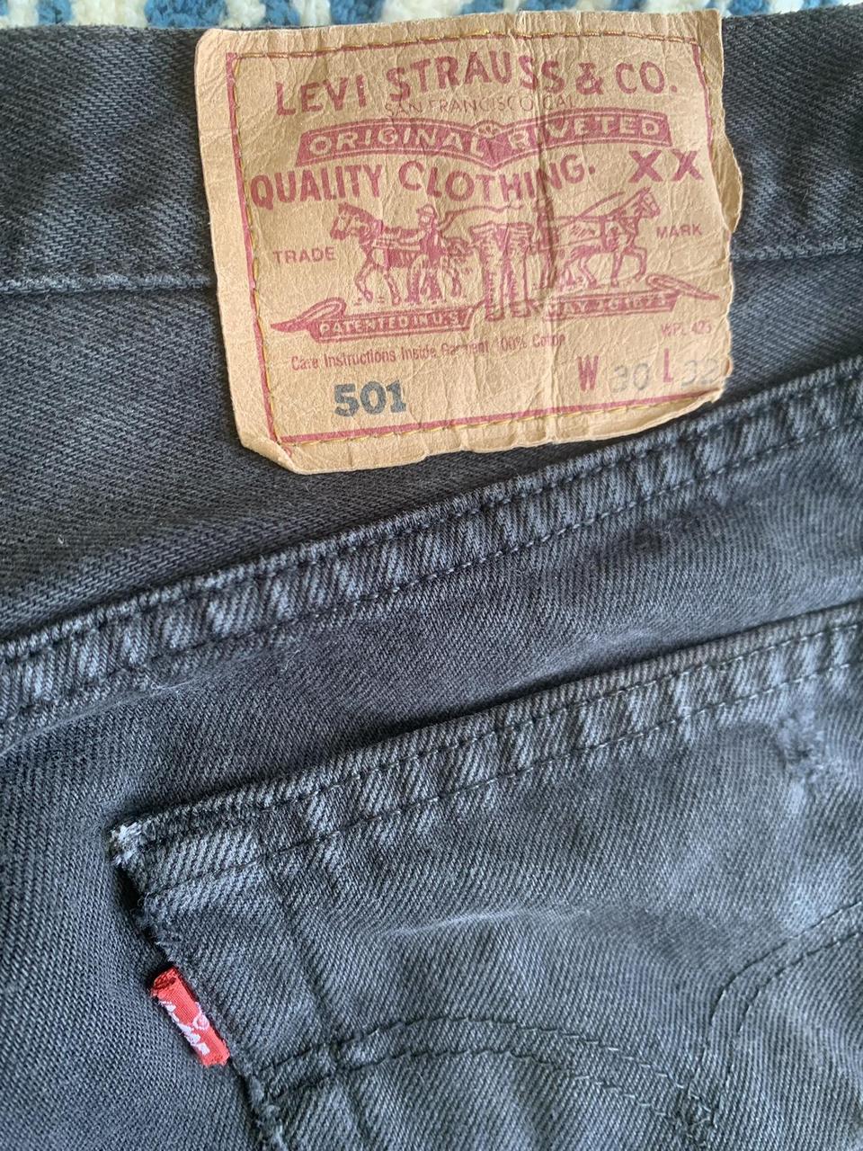 Vintage Levi’s 501 Jeans 30x32 made in france... - Depop