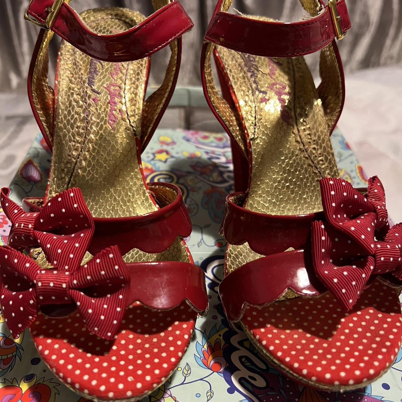 Irregular Choice Red “Ariel” Platform Heels with... | Depop