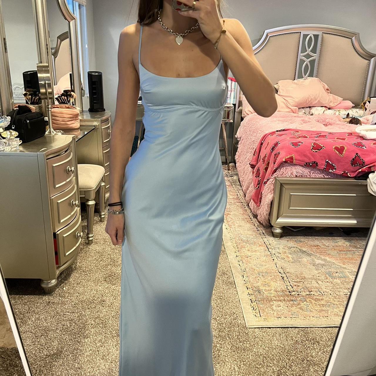 Princess Polly Blue Maxi Dress - brand new no flaws... - Depop