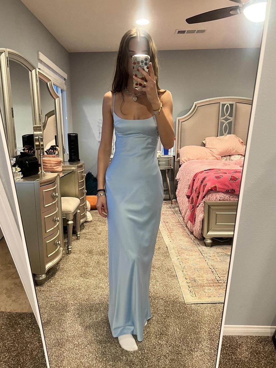 Princess Polly Blue Maxi Dress - brand new no flaws... - Depop