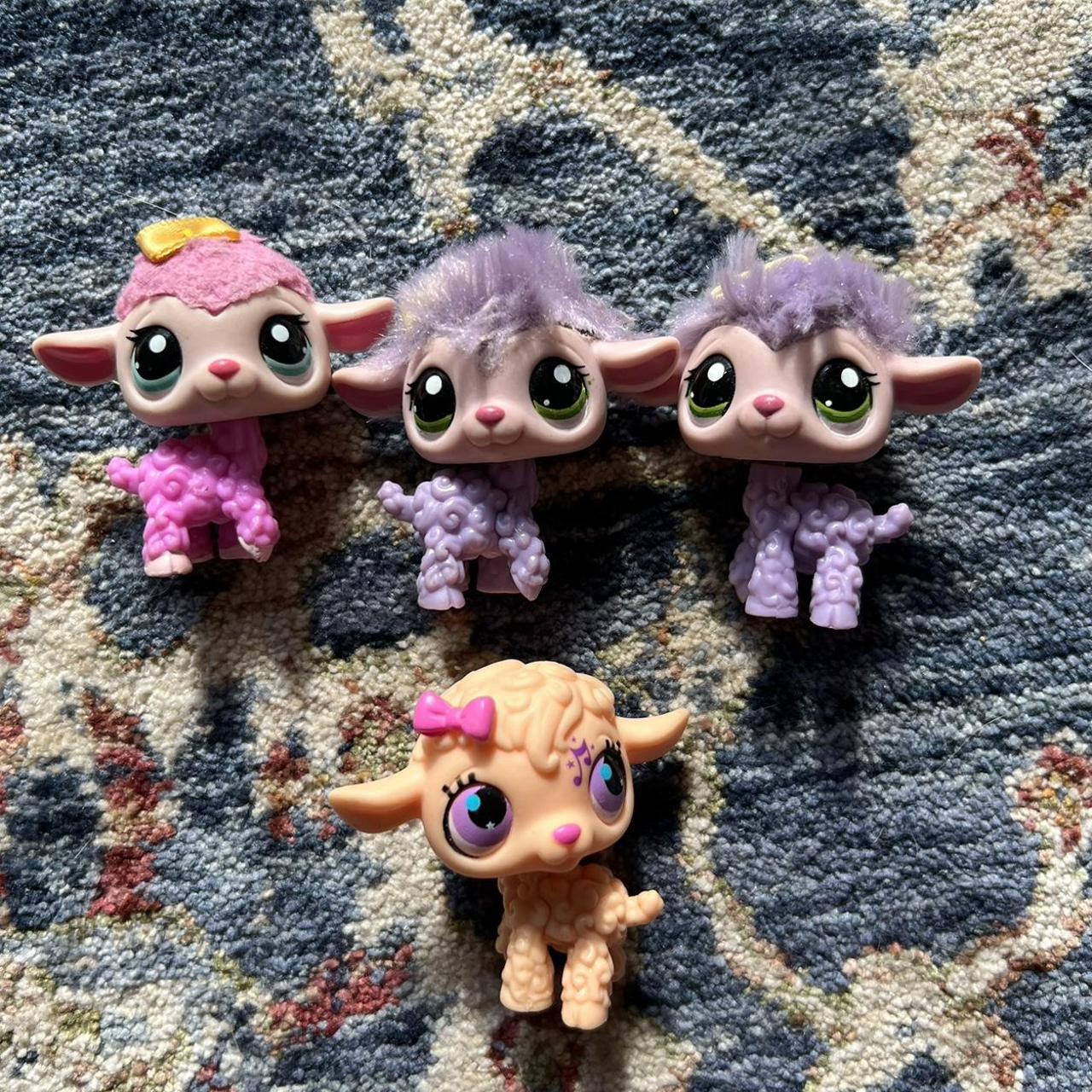 Littlest Pet Shop/ LPS lamb lot! includes 3 lambs +... - Depop