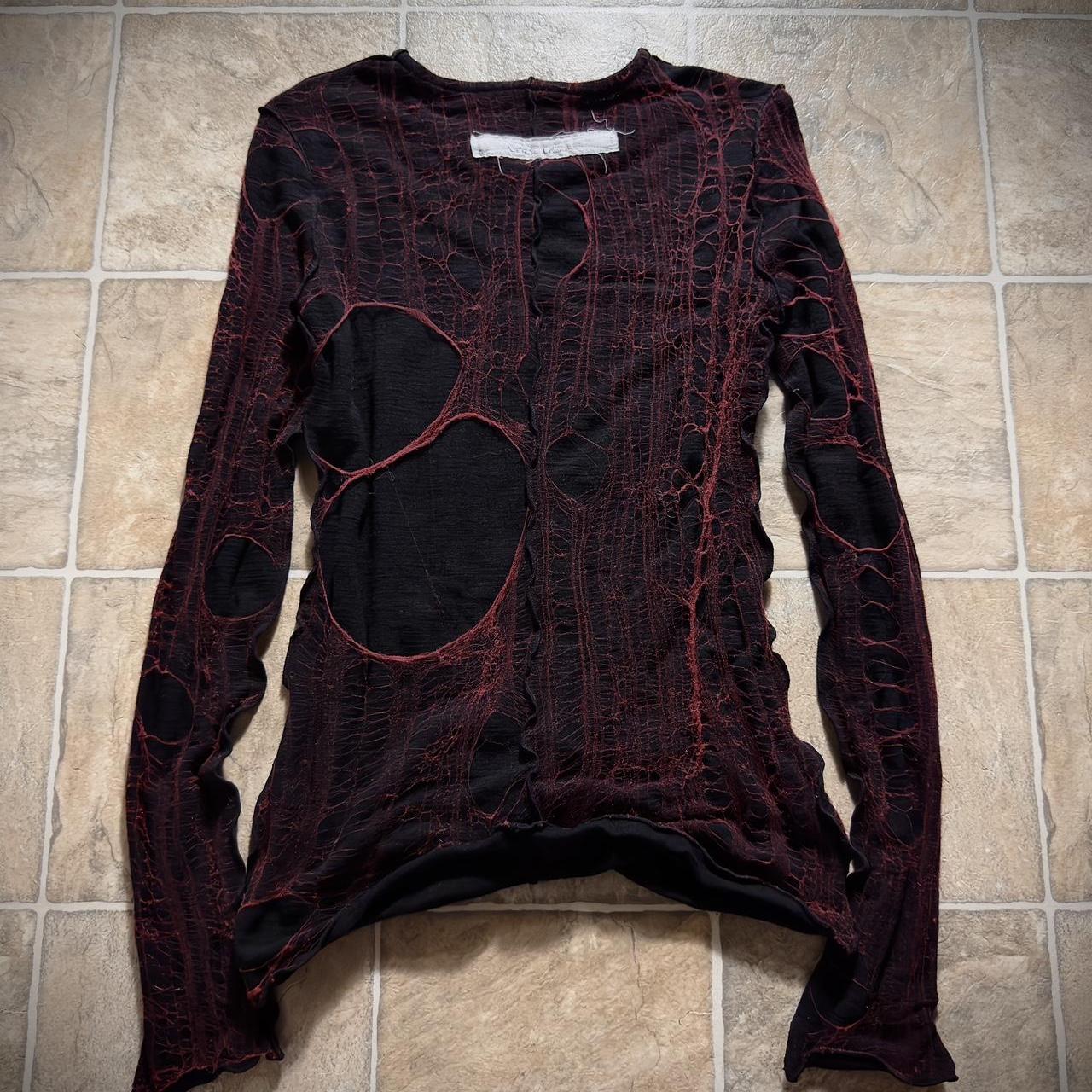 Alice Auaa ‘Blood Vessel’ Knit Longsleeve Featured... | Depop