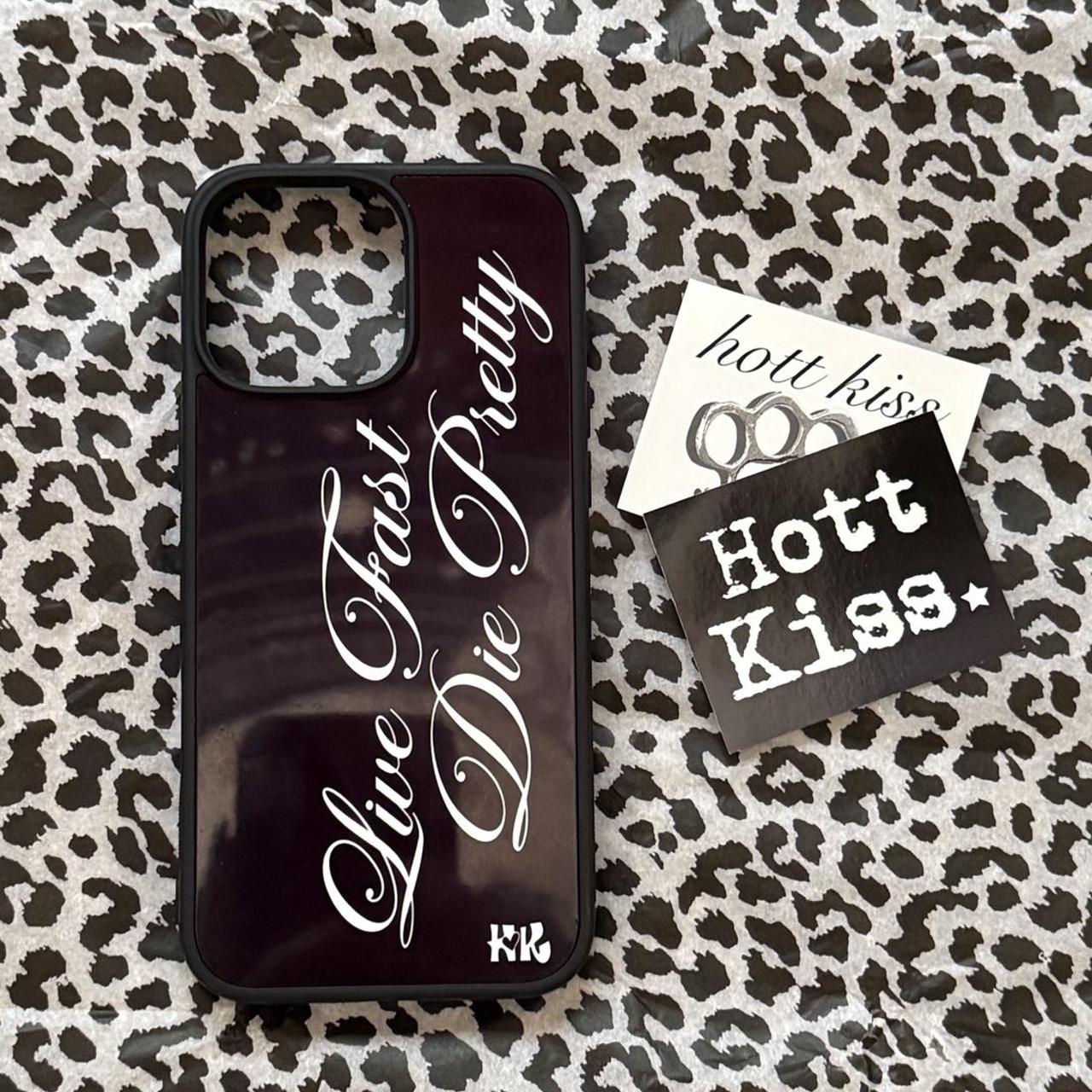 hott kiss “die pretty” case •for iphone 16 pro max... | Depop