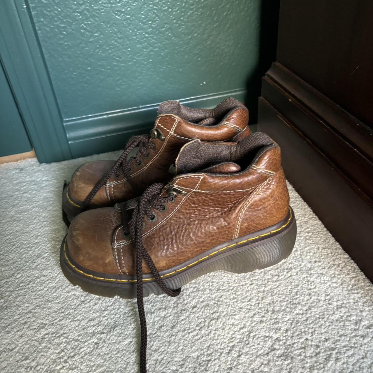 Doc martens brown boots - Depop