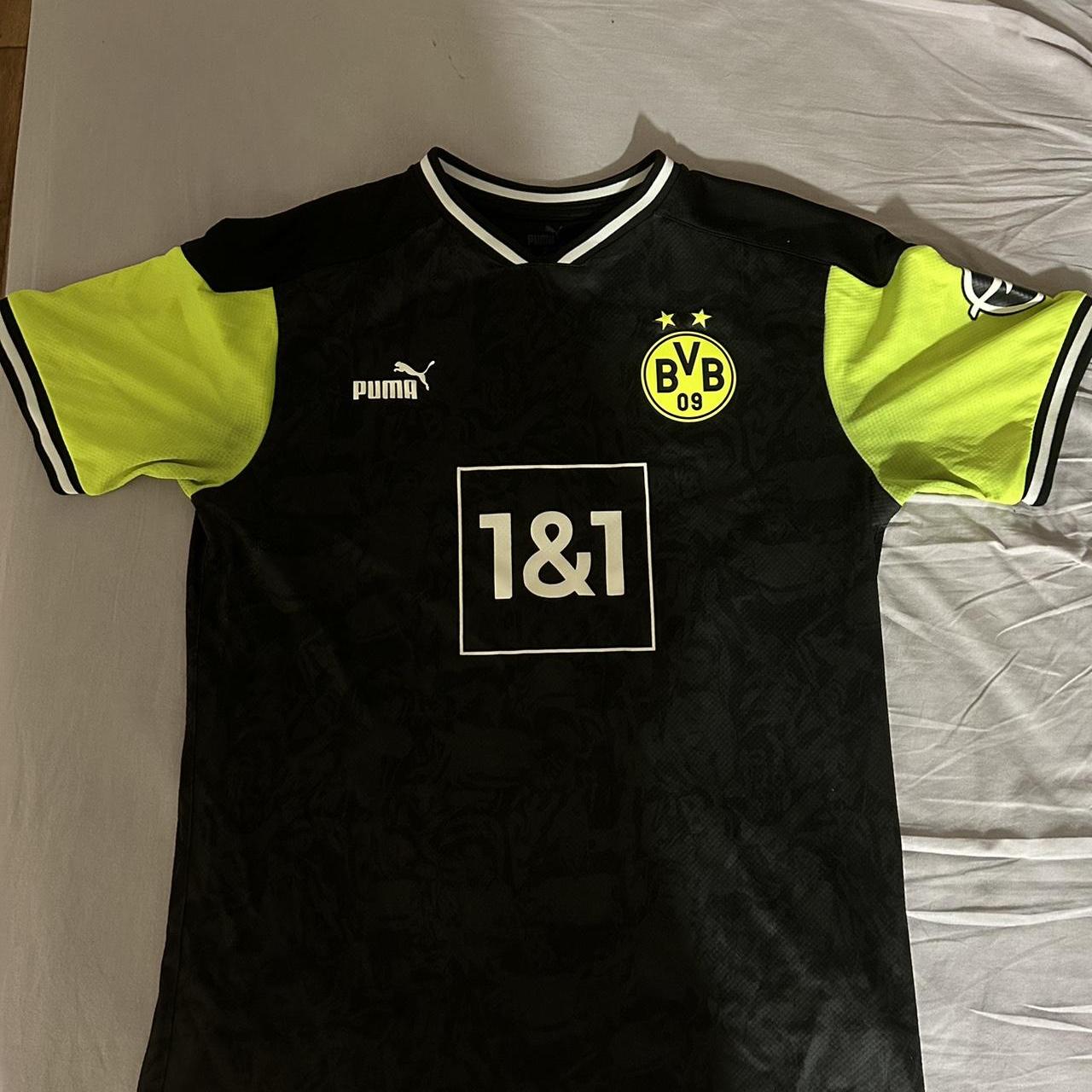 BVB Dortmund Neon Limited Edition Shirt #9... - Depop