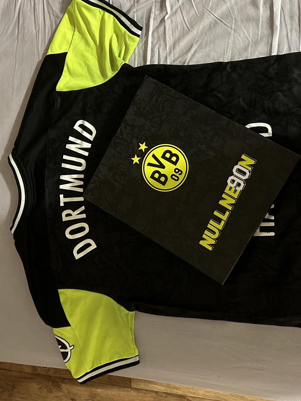 BVB Dortmund Neon Limited Edition Shirt #9... - Depop