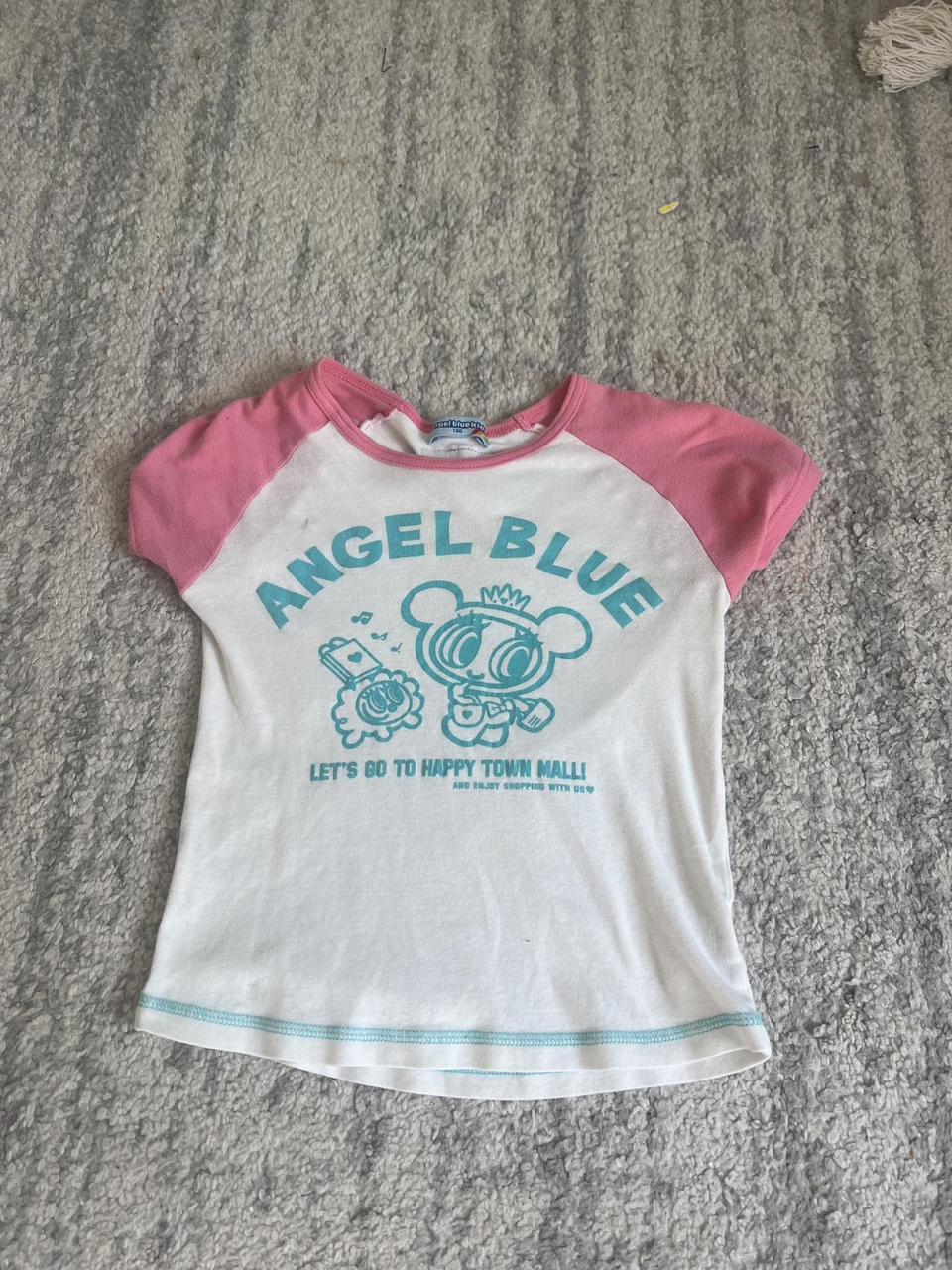 Angel Blue baby tee!! Perfect condition just not my... - Depop