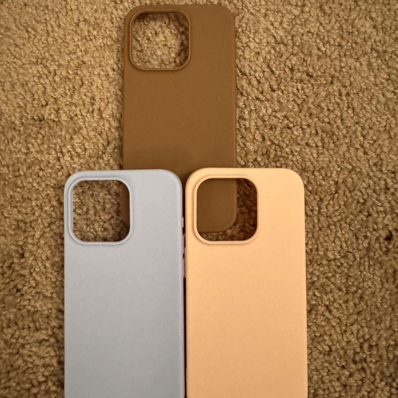 Iphone 15 Pro Silicone phone cases (periwinkle, baby... | Depop