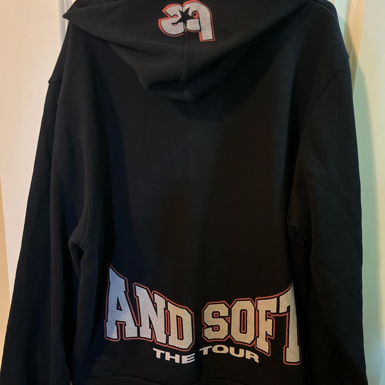 hit me hard and soft zip up hoodie i got from... | Depop
