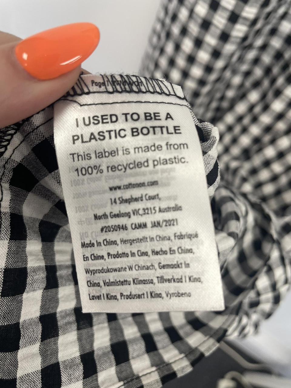 Cotton On black and white gingham maxi dress. Size... - Depop