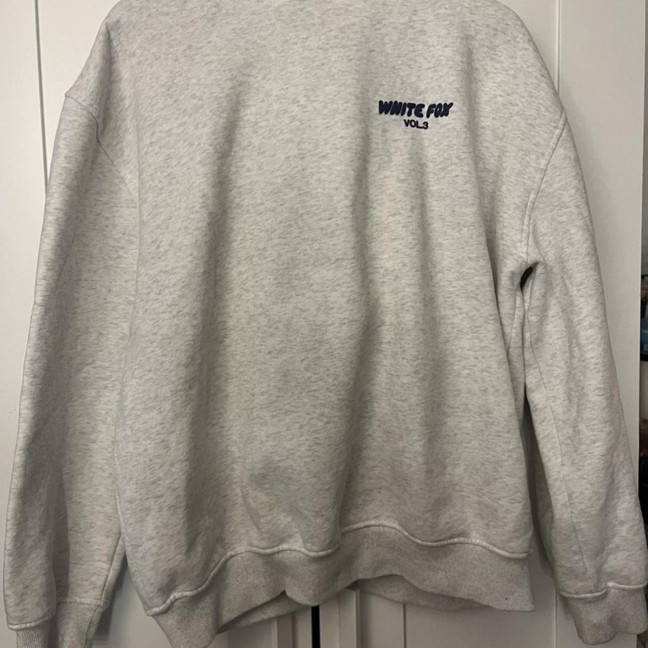 Grey White Fox hoodie Slight stains... | Depop