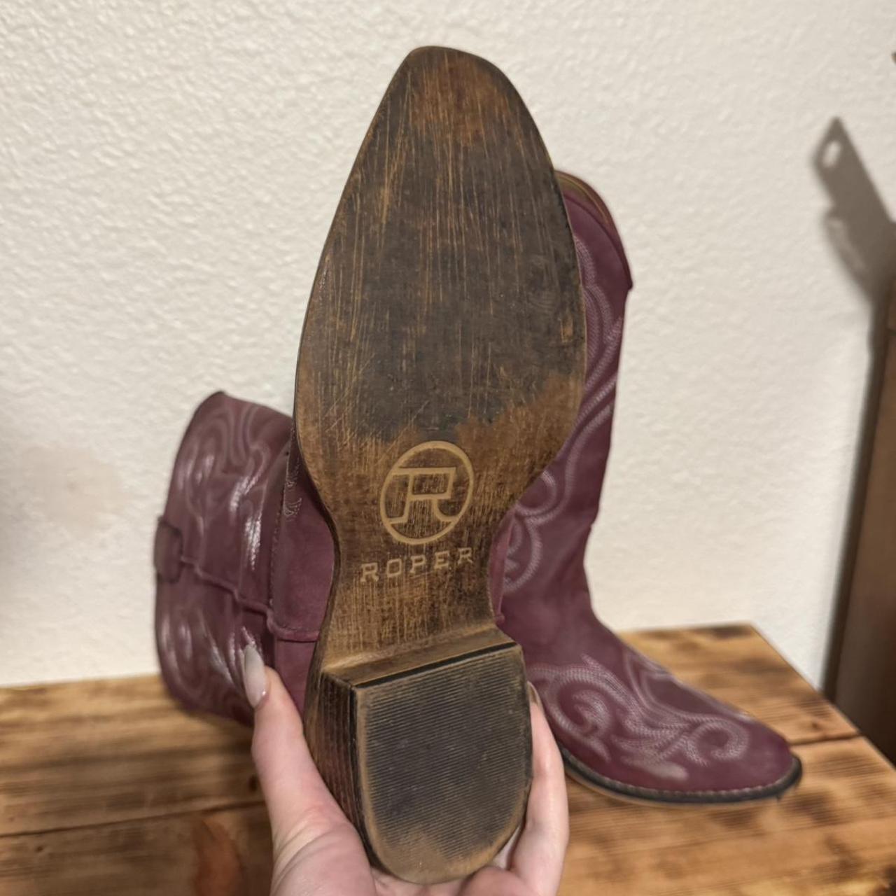 ROPER WOMEN'S RASPBERRY RILEY VINTAGE WESTERN BOOTS... | Depop