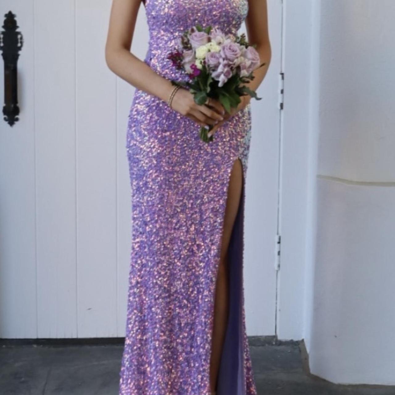 Amara Lilac Prom dress size: 6 No... | Depop